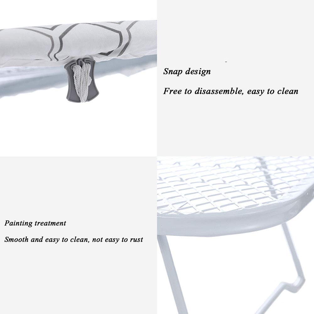 Ironing Board,Tabletop Ironing Board with Folding Legs, Countertop Ironing Board with Cotton Cover, Easy to Transport and Store in Small Spaces. Portable Ironing Board for Sewing,Household, Dorm