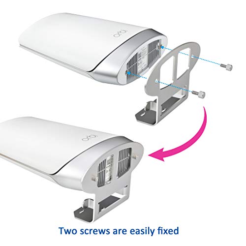 STANSTAR Metal Wall Mount for ORBI WiFi 6 System, Sturdy Wall Mount Holder for RBKE963/RBK752/RBK852/RBK853/AX4200/RBS850/RBR750/RBS750/RBKE963.(1Pack)