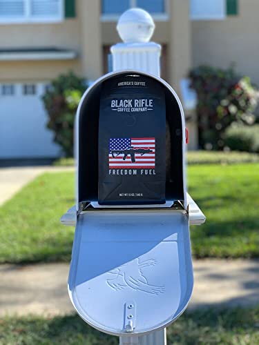 Black Rifle Coffee Freedom Fuel (Dark Roast) Ground 12 Ounce Bag, Dark Roast Ground Coffee, Dark and Bold Flavor, Helps Supports Veterans and First Responders