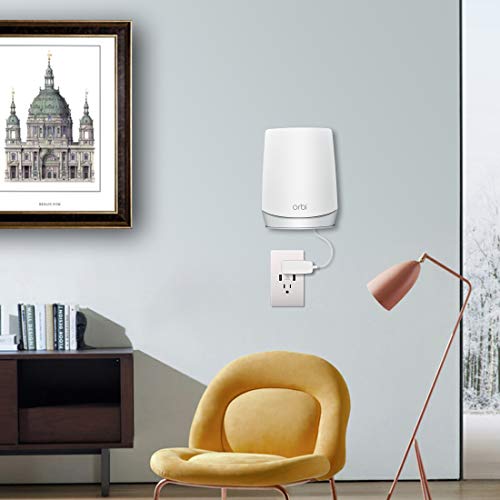 STANSTAR Metal Wall Mount for ORBI WiFi 6 System, Sturdy Wall Mount Holder for RBKE963/RBK752/RBK852/RBK853/AX4200/RBS850/RBR750/RBS750/RBKE963.(1Pack)