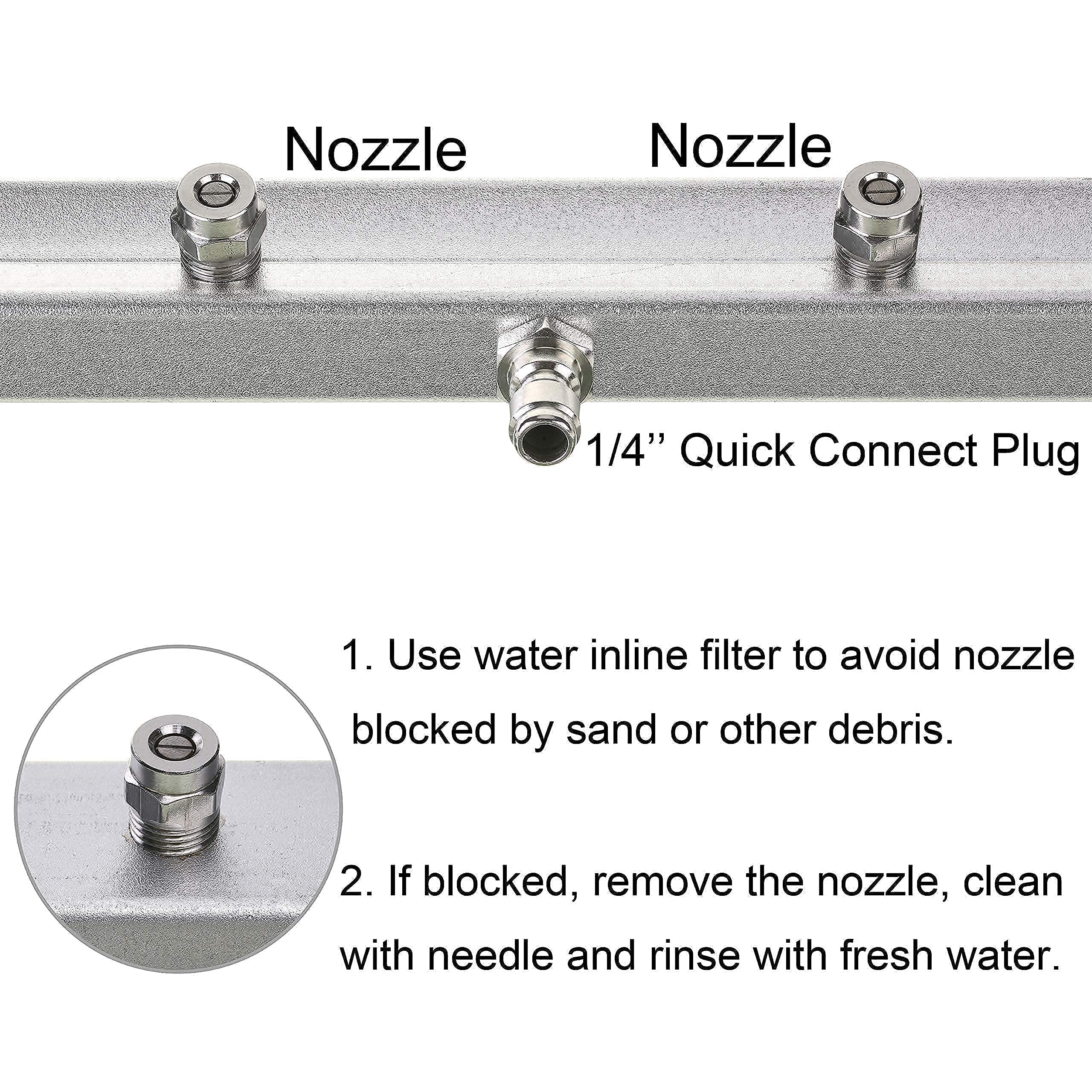 M MINGLE Pressure Washer Undercarriage Cleaner, Pressure Washer Gun with Extension Wand, 5 Nozzle Tips