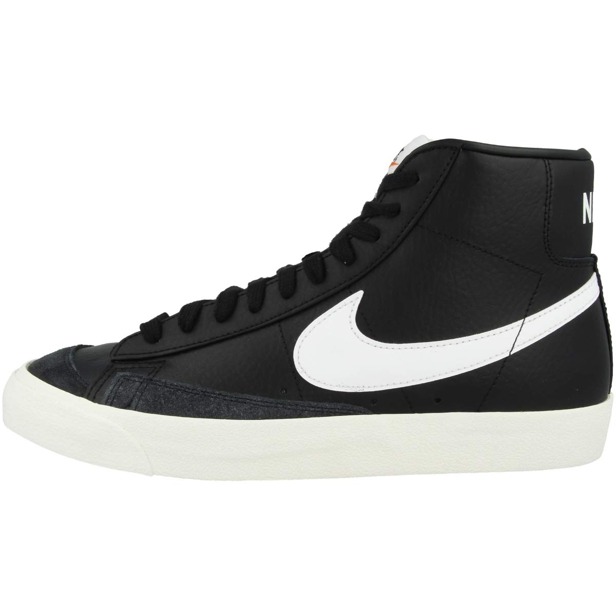 Nike Men's Basketball Shoe, Black White Sail Team Orange, 11