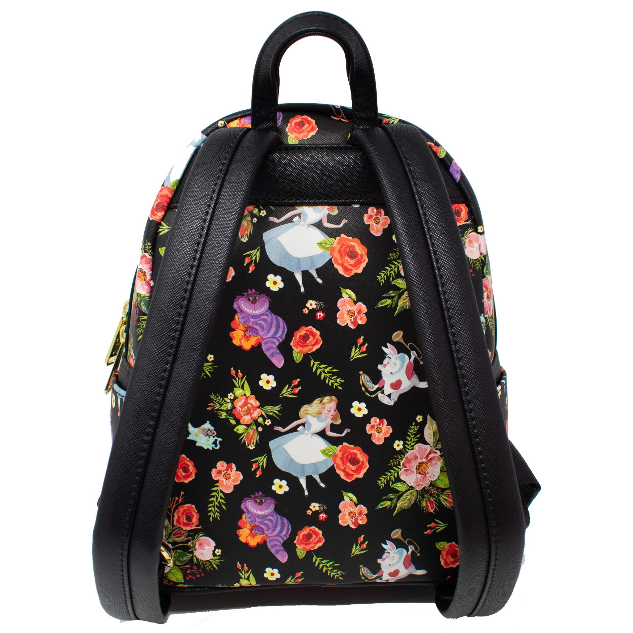Loungefly X Disney Alice In Wonderland AOP Allover Print Mini Backpack
