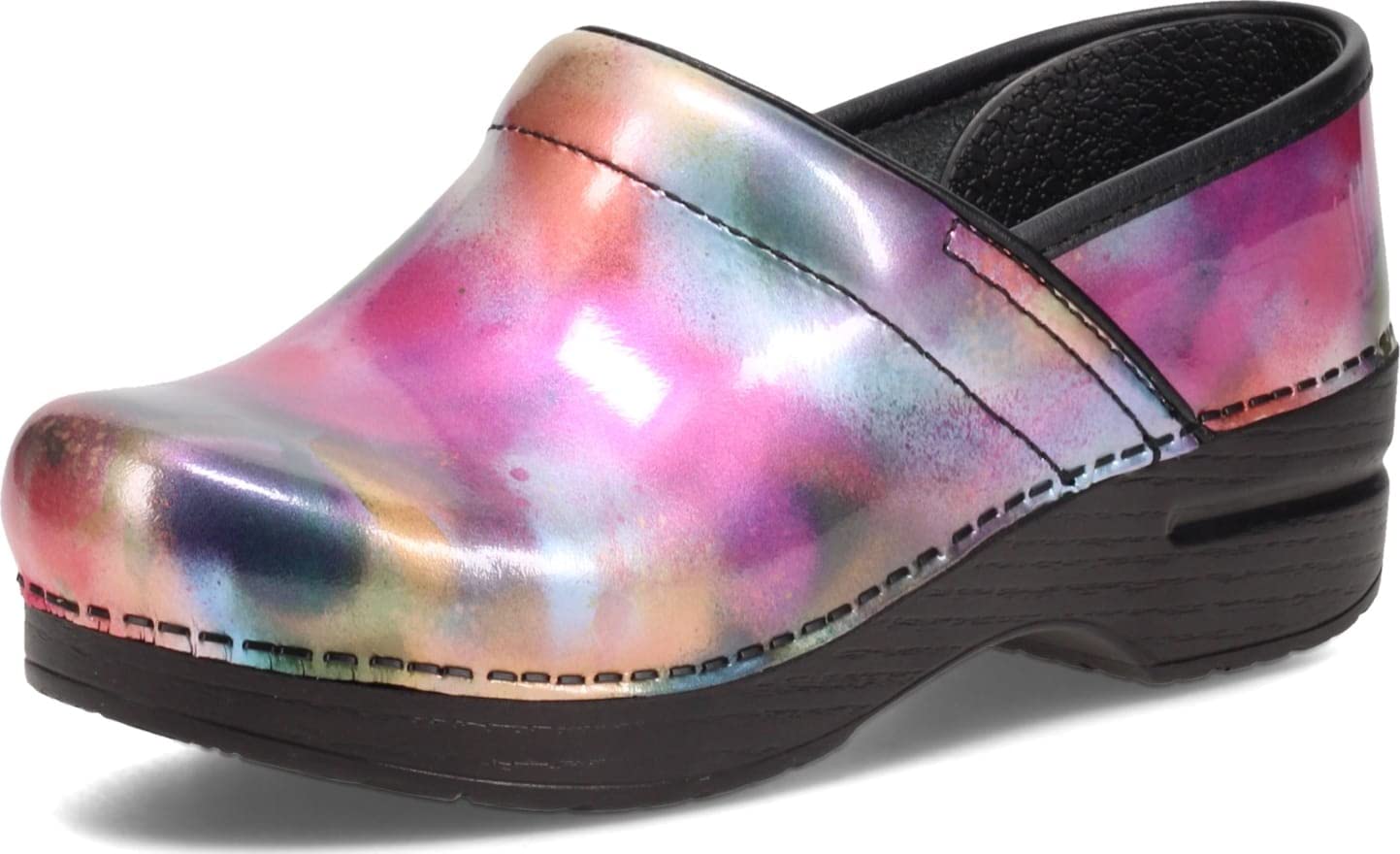 Dansko Women's Professional Spray Paint Patent Clogs 5.5-6 M US