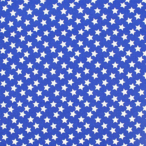 Woven Station,Textiles Cotton Fabric, 99x142 cm for DIY Crafting Patchwork Sewing (Printed Star)
