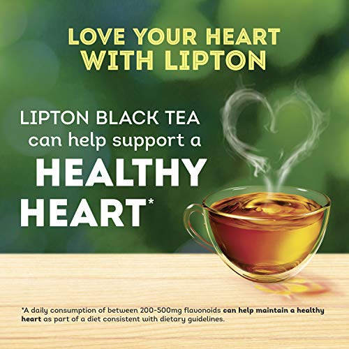 Lipton Black Tea Bag, 100 Count (Pack of 6)