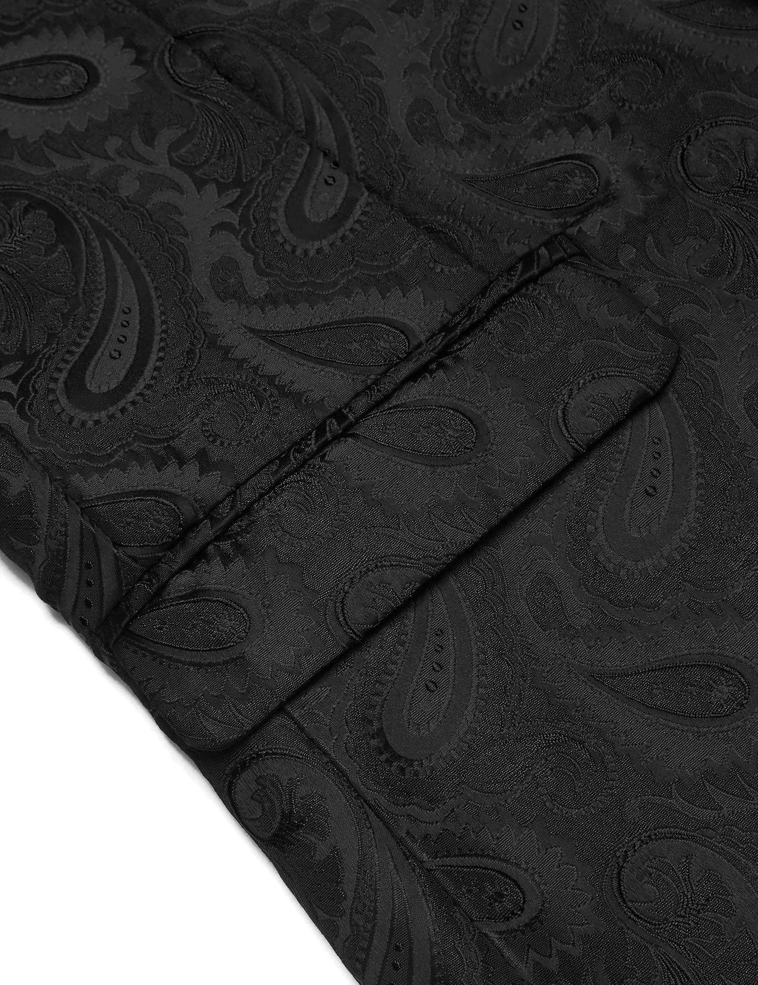 COOFANDY Mens Floral Tuxedo Jacket Paisley Shawl Lapel Suit Blazer Jacket for Dinner,Prom,Wedding Black