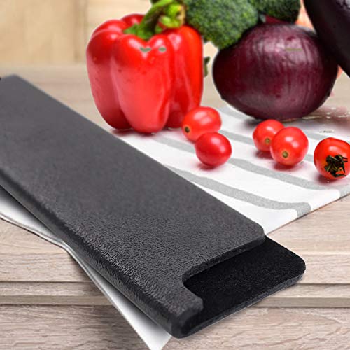 5-Piece Universal Knife Edge Guards (2x6.5” and 3x8.5") with Plush are More Durable, BPA-Free, Gentle on Your Blades, and Long-Lasting. Chef Knife Covers Are Abrasion Resistant! 1