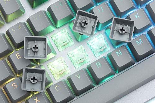 DROP Shift Mechanical Keyboard — Full-Size 1800 Layout (99 Key), Kailh Hotswap Switches, Programmable, Backlit RGB, USB-C, Doubleshot PBT Keycaps, Aluminum, Tactile (Gray, Halo Clear)