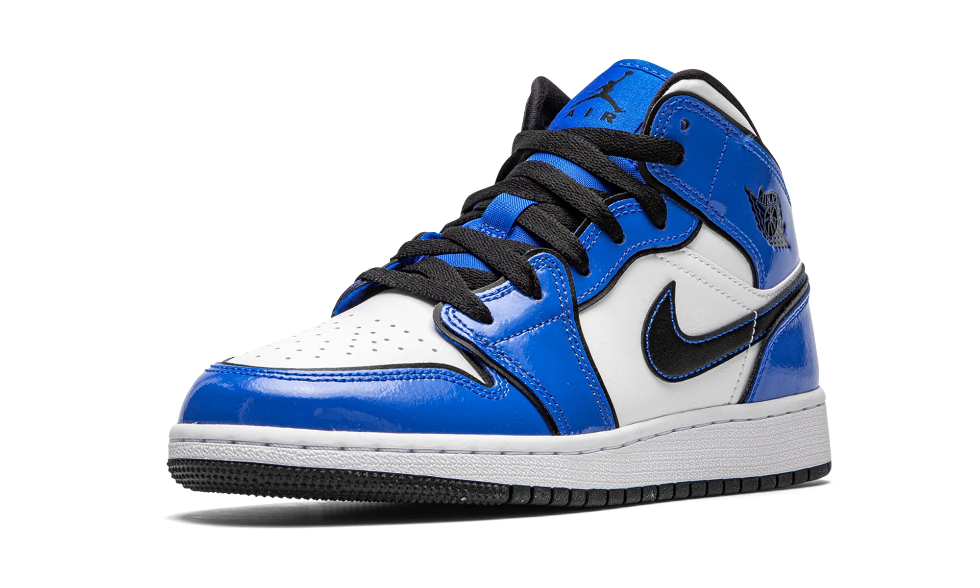 Jordan Big Kid's 1 Mid SE Signal Blue/Black-White (BQ6931 402) - 7