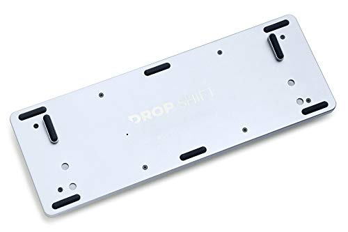 DROP Shift Mechanical Keyboard — Full-Size 1800 Layout (99 Key), Kailh Hotswap Switches, Programmable, Backlit RGB, USB-C, Doubleshot PBT Keycaps, Aluminum, Tactile (Gray, Halo Clear)