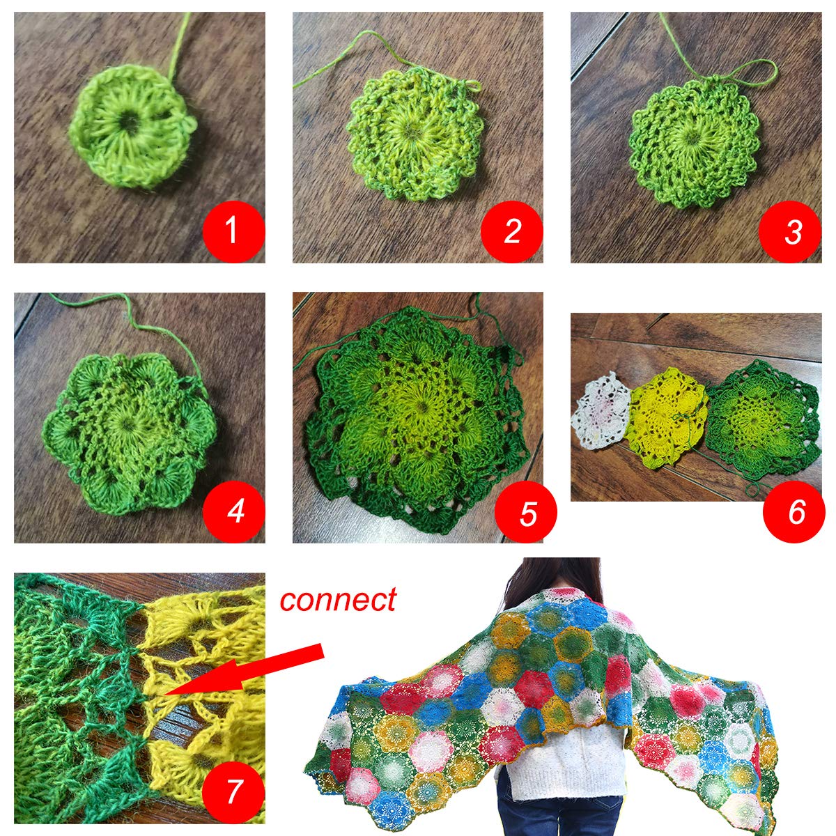 golo MQ Colorful Ball Wool Yarn for Hand Weaving