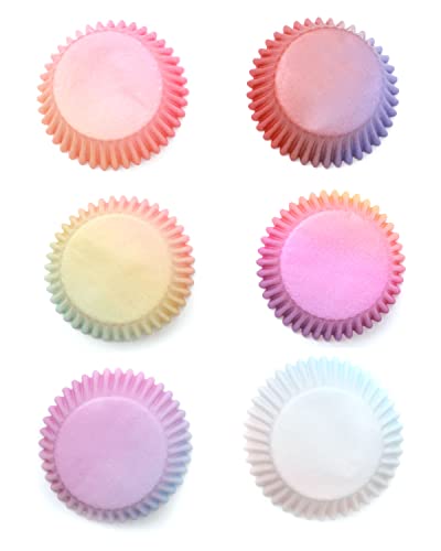 Cupcake Liners Cupcake Cups 300-Count Food Grade Gradint Design Cupcake Papers Baking Cups Cupcake Wrappers qiqee