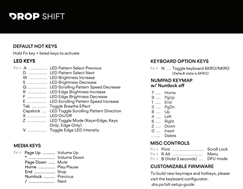 DROP Shift Mechanical Keyboard — Full-Size 1800 Layout (99 Key), Kailh Hotswap Switches, Programmable, Backlit RGB, USB-C, Doubleshot PBT Keycaps, Aluminum, Tactile (Gray, Halo Clear)