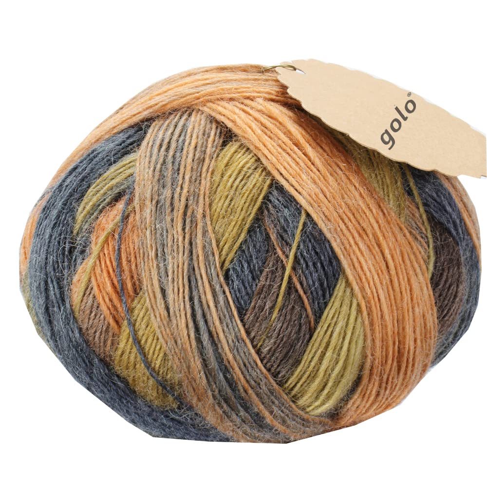 golo MQ Colorful Ball Wool Yarn for Hand Weaving