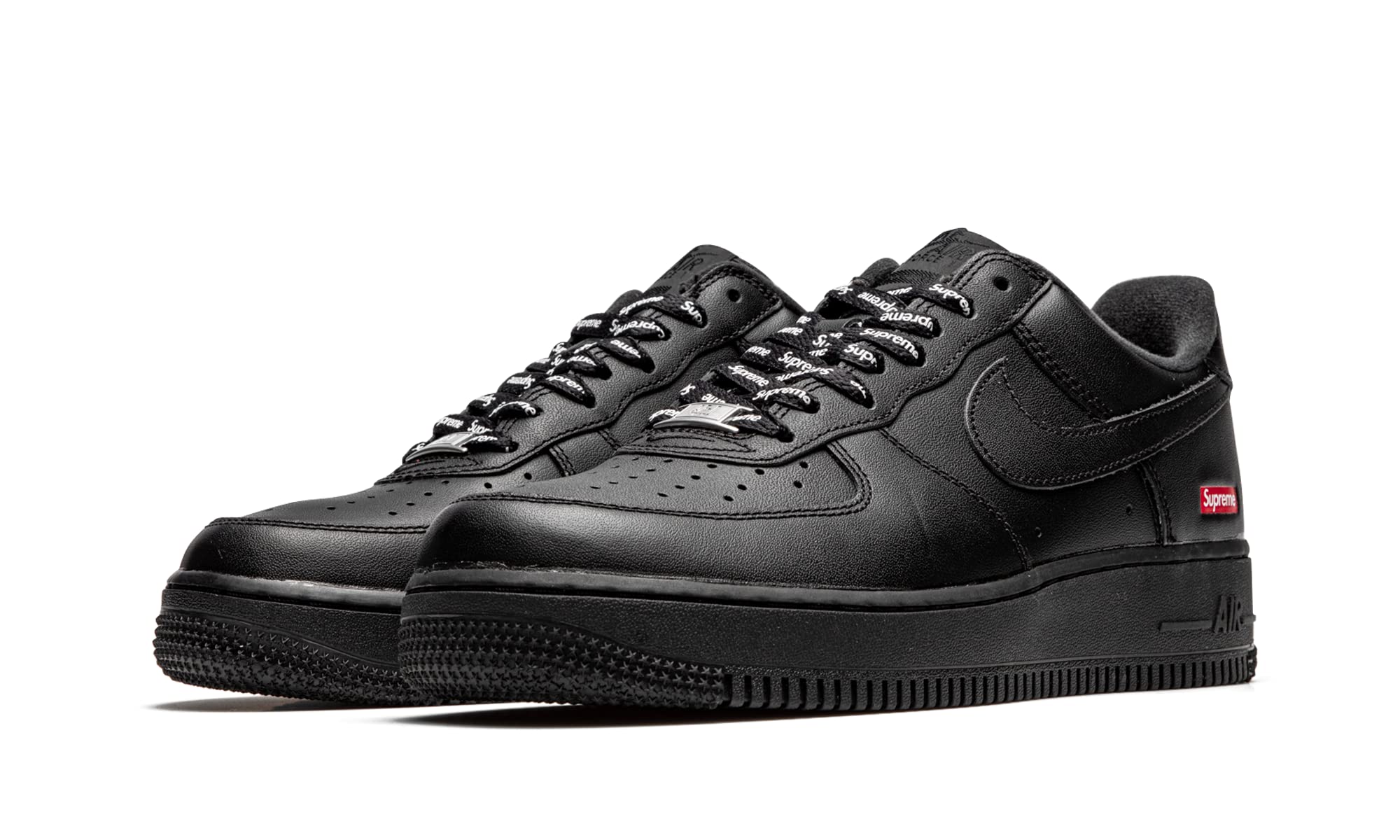 Nike Mens Air Force 1 Low CU9225 001 Supreme - Mini Box Logo Black - Size 15