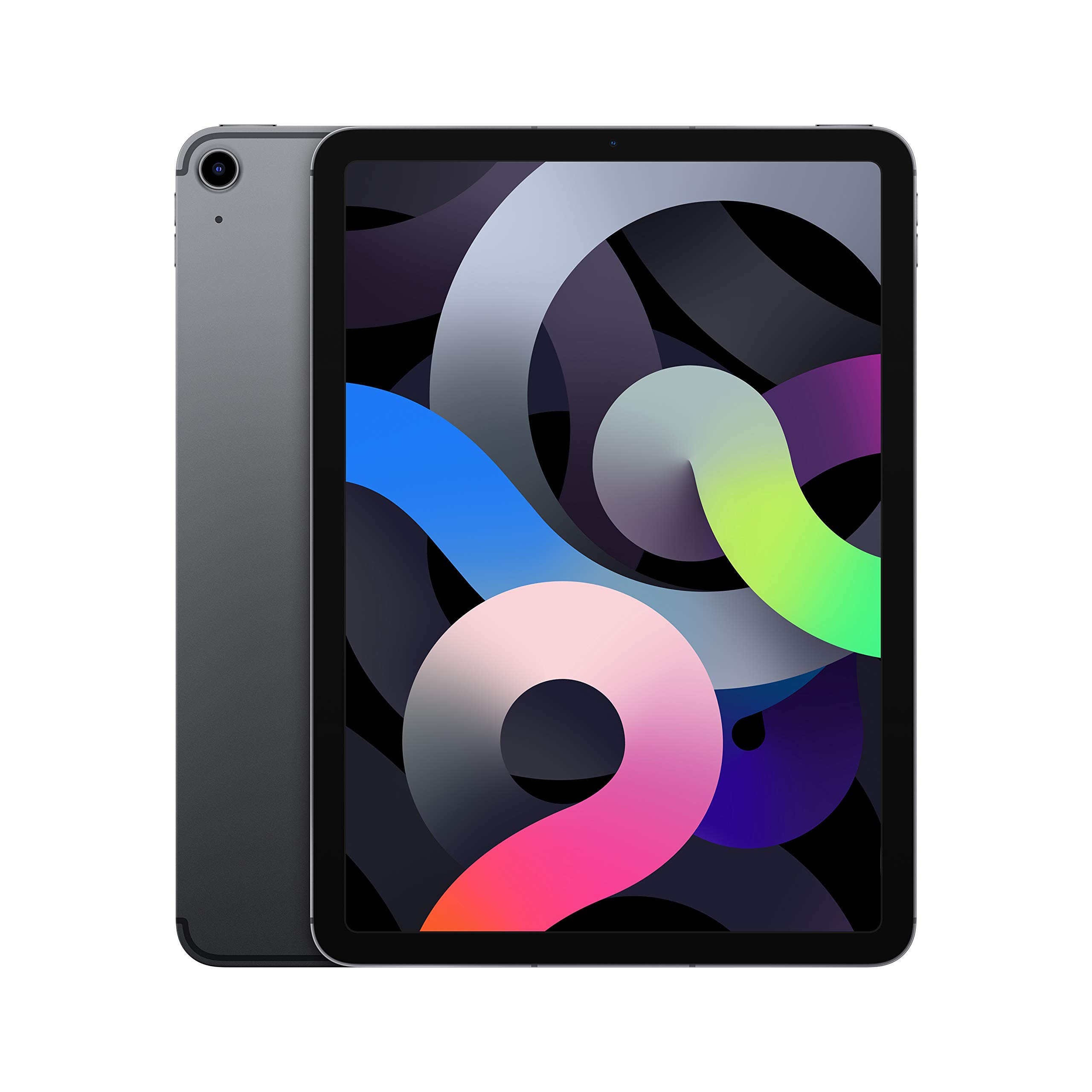 Apple iPad Air (10.9-inch, Wi-Fi + Cellular, 256GB) - Space Gray (Latest Model, 4th Generation) (Renewed)