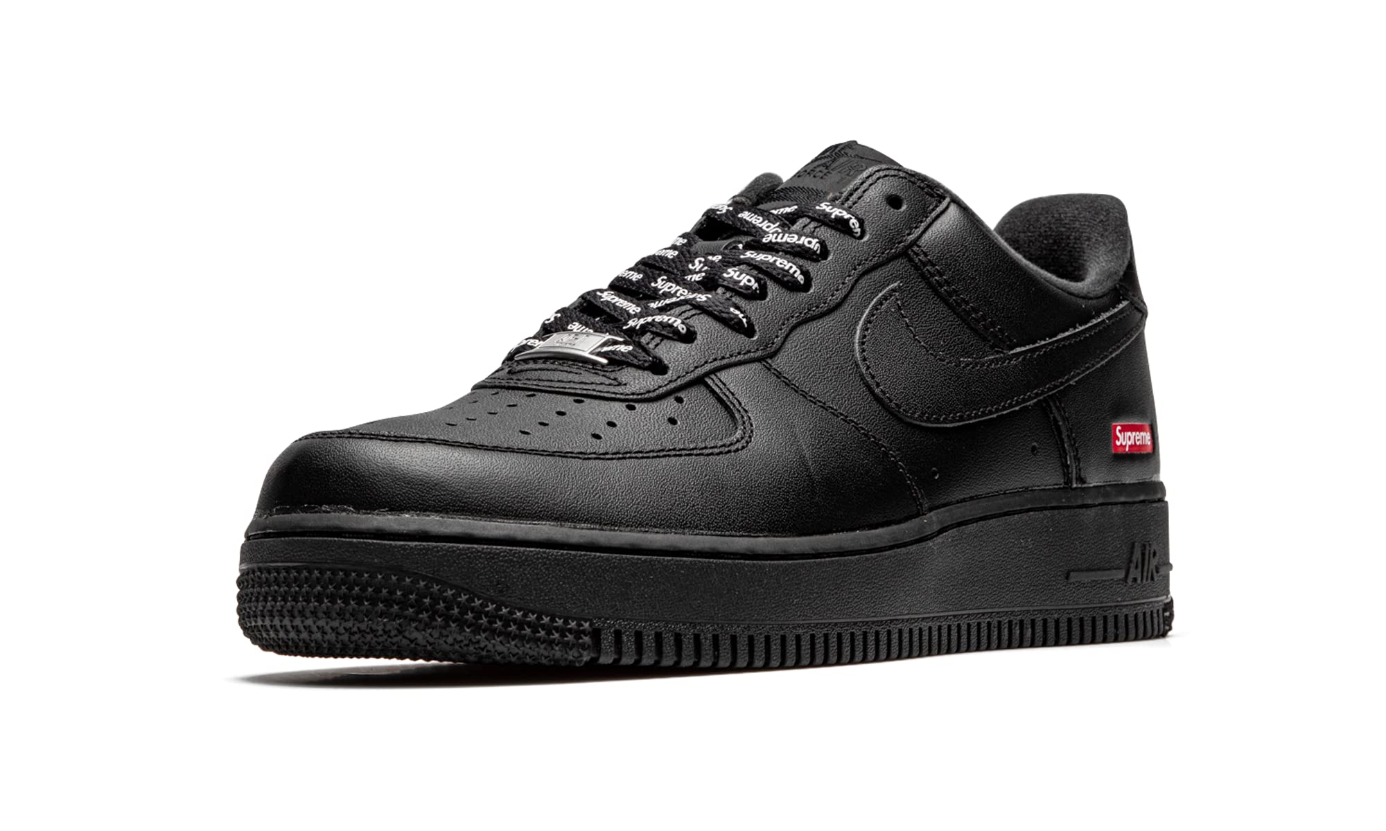 Nike Mens Air Force 1 Low CU9225 001 Supreme - Mini Box Logo Black - Size 15