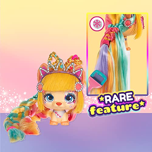 IMC Toys VIP Pets Color Boost - Includes 1 VIP Pets Doll, 9 Surprises, 6 Accessories| Kids Age 3+ (712003)