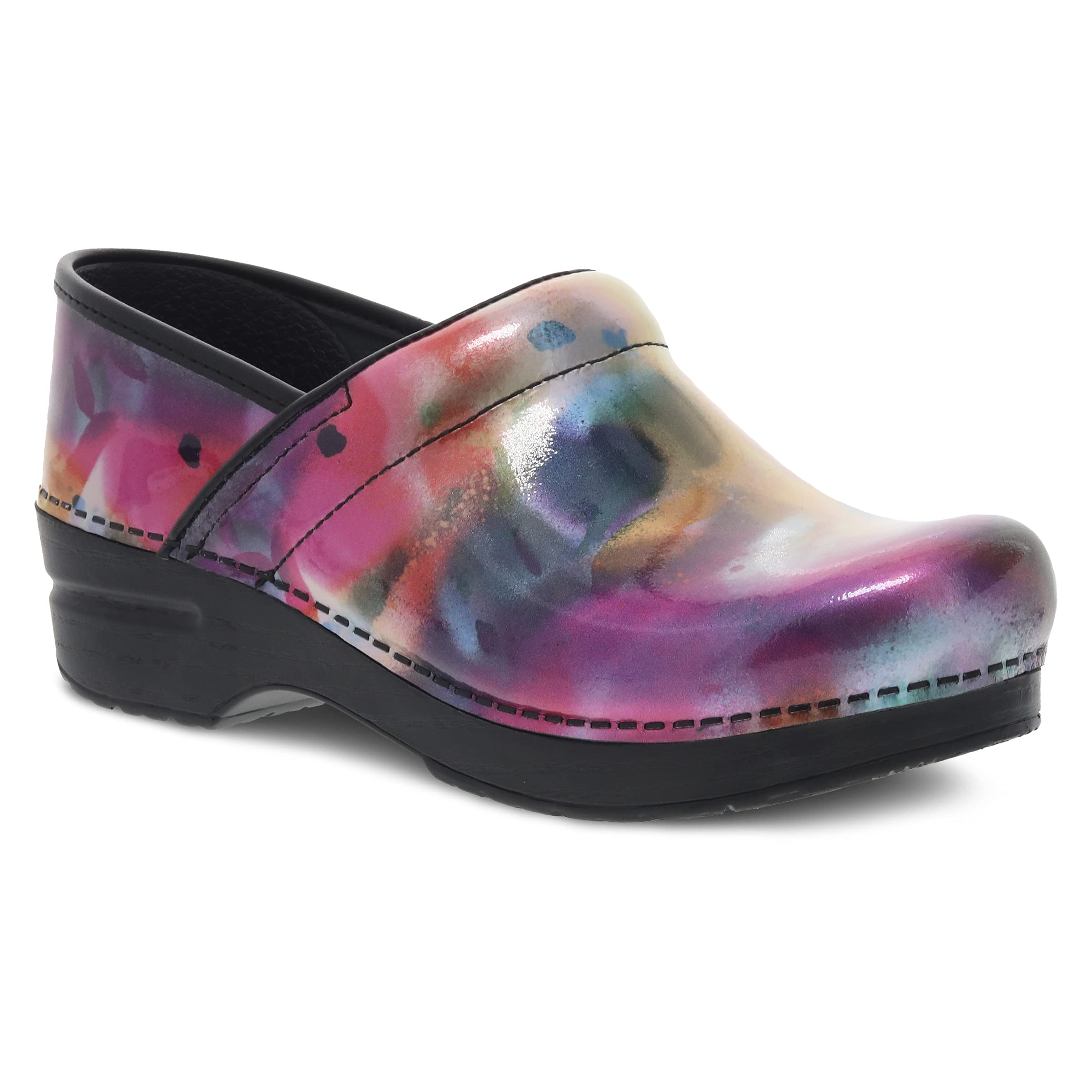 Dansko Women's Professional Spray Paint Patent Clogs 11.5-12 M US