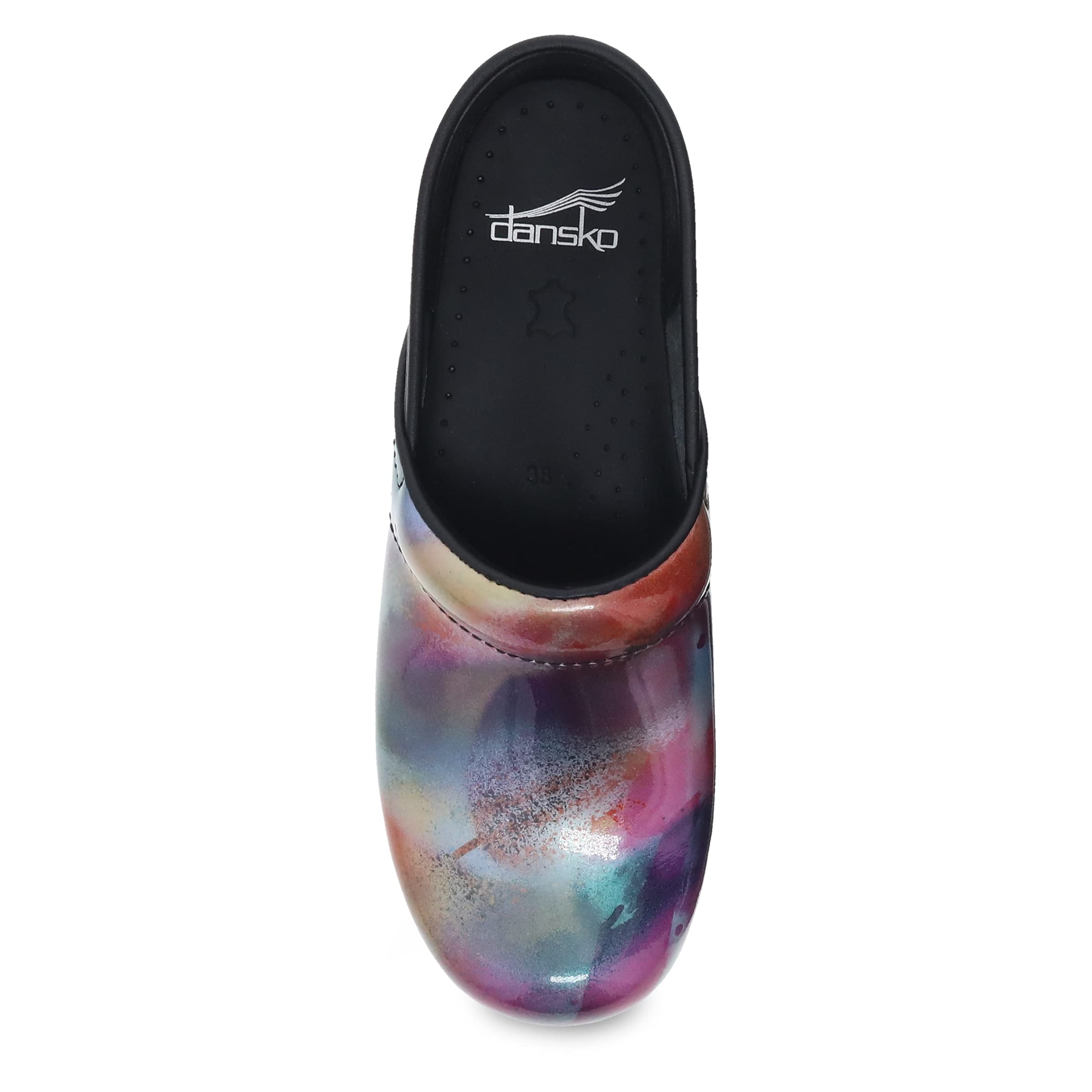 Dansko Women's Professional Spray Paint Patent Clogs 11.5-12 M US