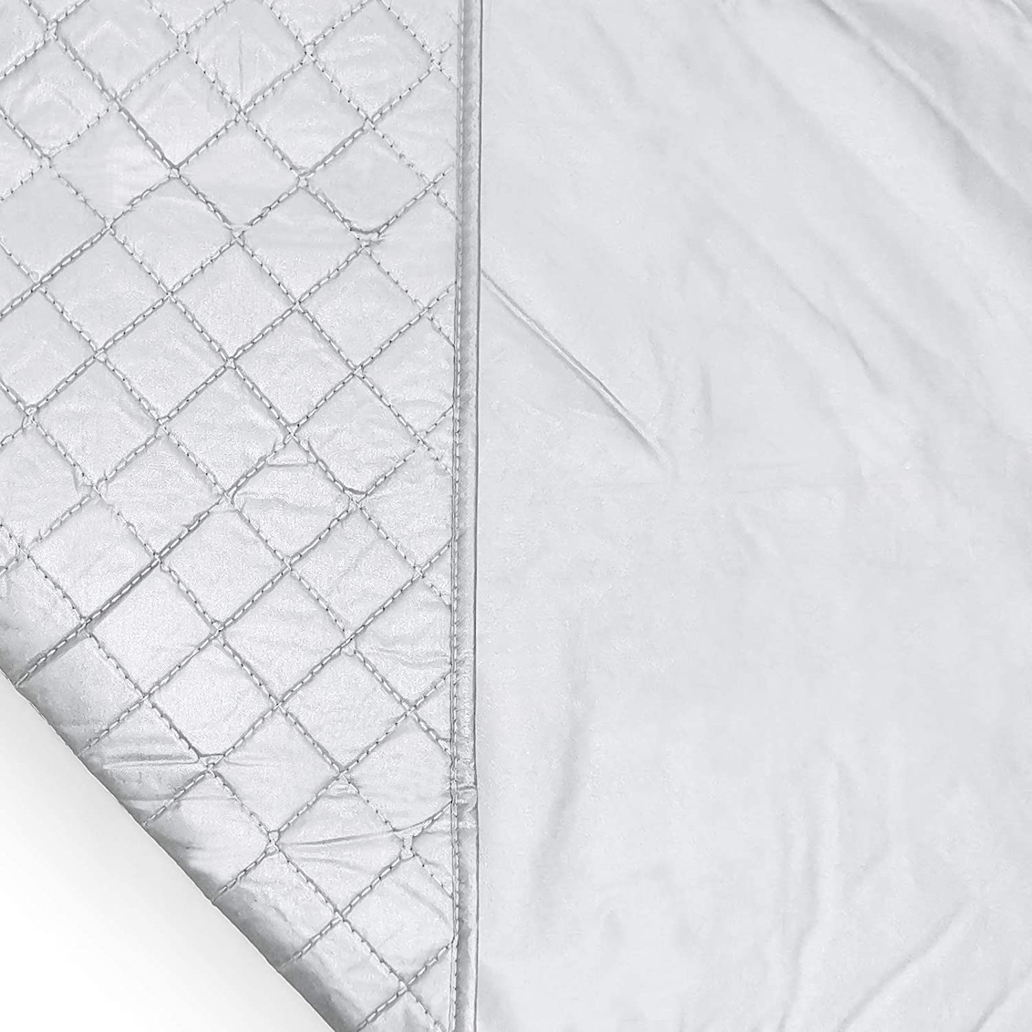 Ironing PadMat Iron Anywhere Portable Travel Ironing Blanket100%Cotton Quilted Protect Surfaces Weighted Corners Cover for Washer Dryer Table Top Countertop Small Ironing Board 18" x 31