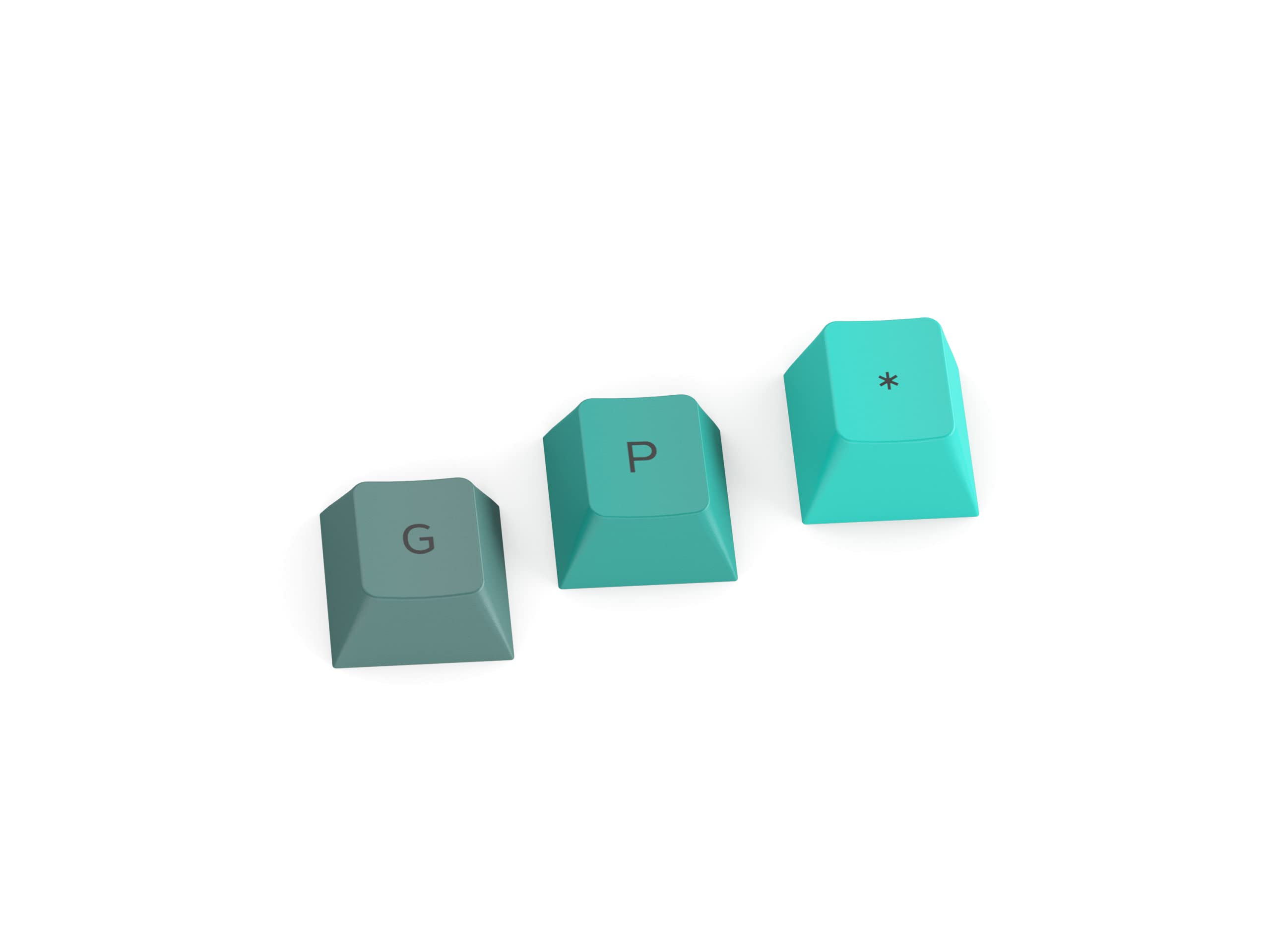 Glorious GPBT Dye Sublimated Keycaps (Rain Forest) -Thick PBT Plastic 114 Keycap Set for 100% Full Size, 85% 80% TKL, 60% Compact, 75% Mechanical Keyboards