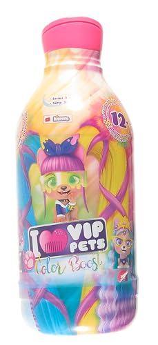 IMC Toys VIP Pets Color Boost - Includes 1 VIP Pets Doll, 9 Surprises, 6 Accessories| Kids Age 3+ (712003)