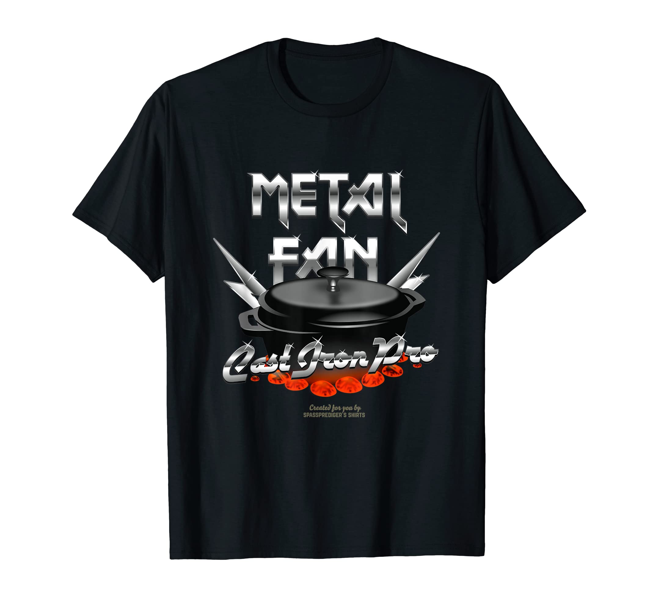 Dutch Oven Design Metal Fan Dutch Oven T-Shirt