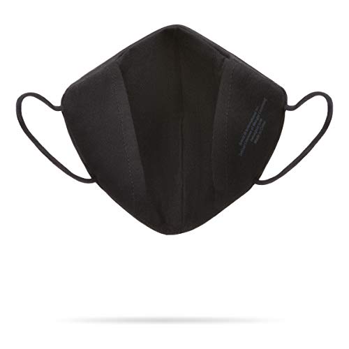 SwissGear Black Reusable Washable & Water-Resistant No-Fog Face Mask with Nose Wire, 1 Count (Pack of 1)