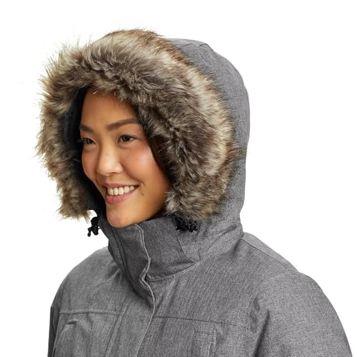 Eddie Bauer Women's Silver Lining Down Waterproof Rain Parka, Black, Medium