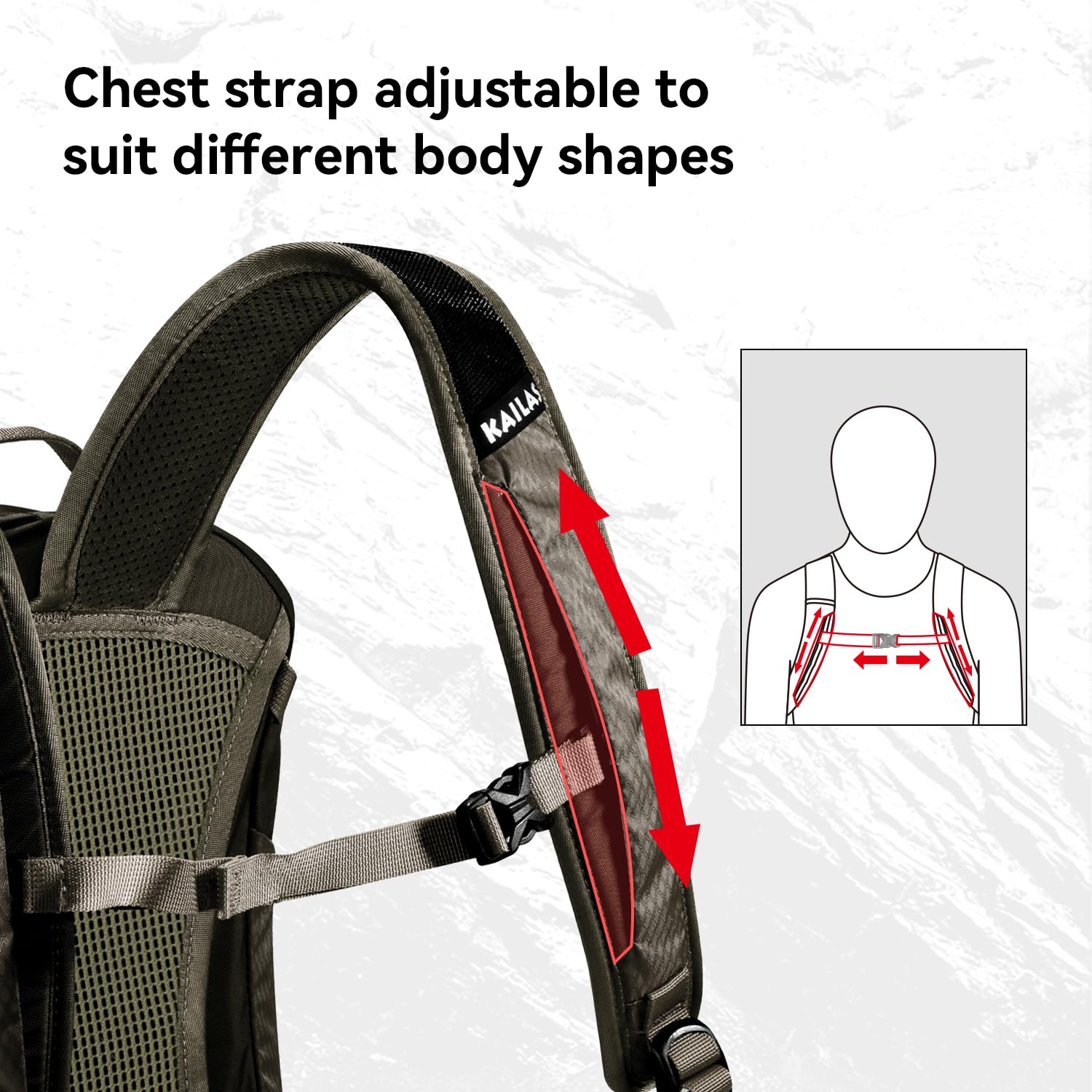 KAILAS Hurricane 20L 26L Hiking Backpack Lightweight Trekking Daypack Small Backpacks for Traveling Camping Outdoor Dull Green 26L