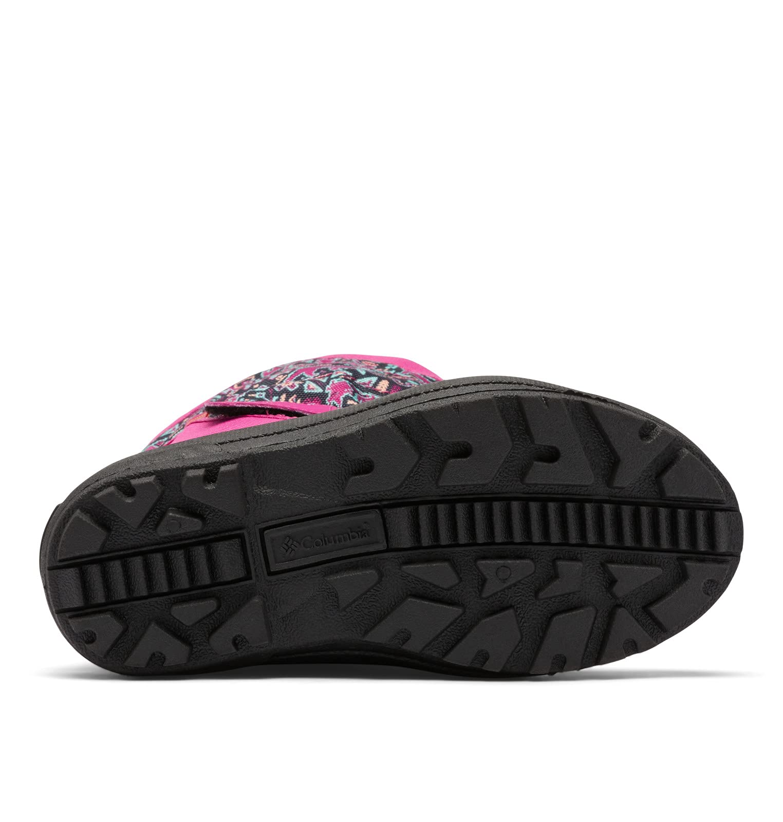 Columbia Toddler Unisex Powderbug Plus II Print, Wild Fuchsia/Bright Nectar, 4