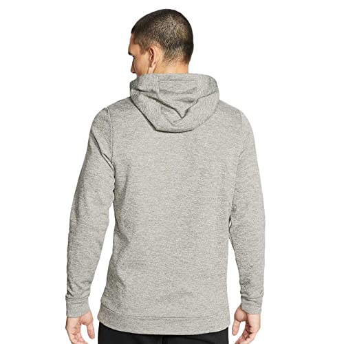 Nike Therma Men's Pullover Training Hoodie Dark Grey Heather/Black, Size M