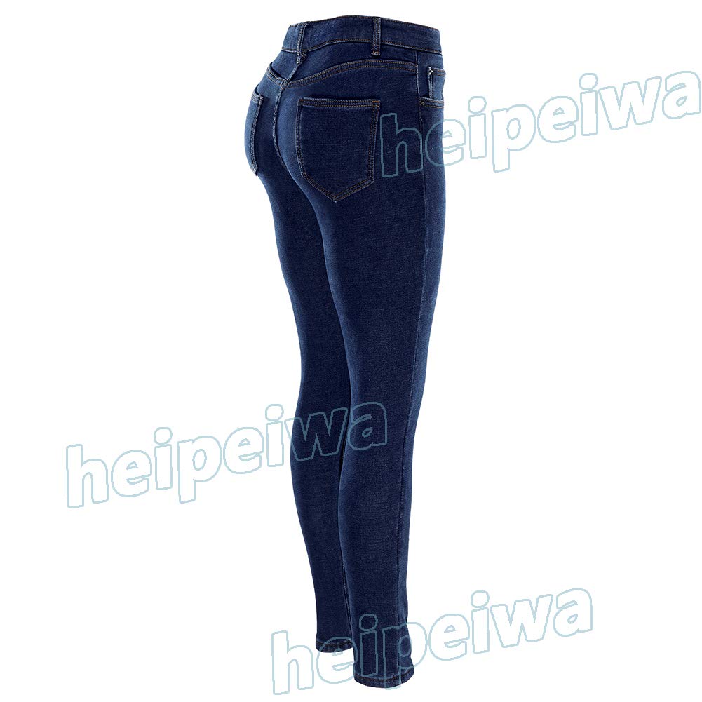heipeiwa Womens Winter Jeans Fleece Lined High Waist Skinny Jeans Warm Denim Jeggings