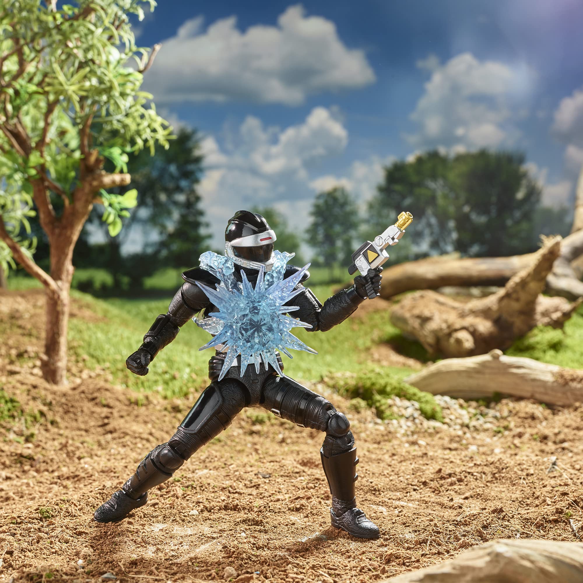 Power Rangers Lightning Collection in Space Phantom Ranger 6-Inch Premium Collectible Action Figure Toy with Accessories, Ages 4 and Up