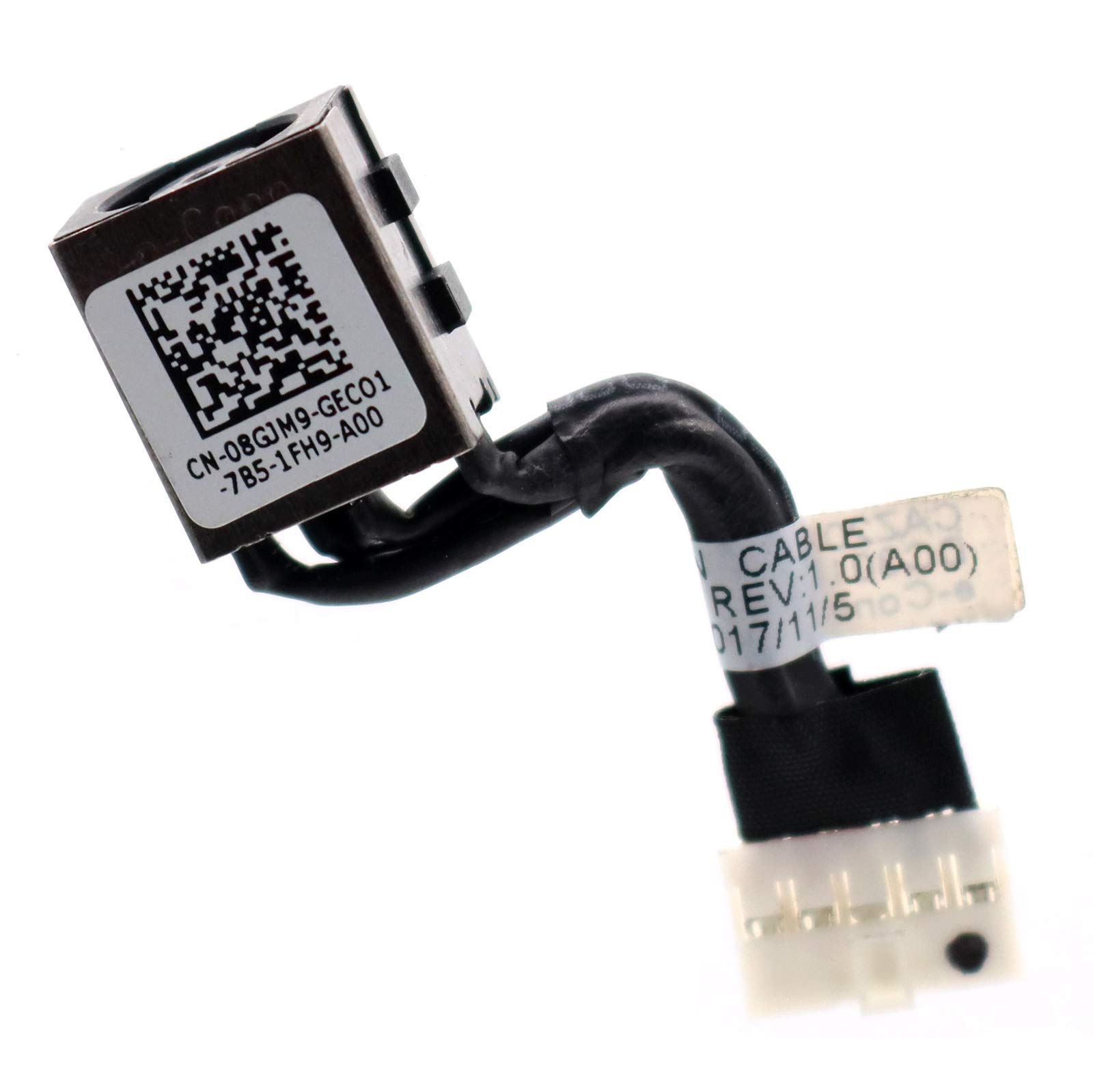 Deal4GO DC-in Power Jack Connector Port 8GJM9 DP4VC T3CWT Replacement for Dell Latitude 7480 7490 7380 7390 7290 7280