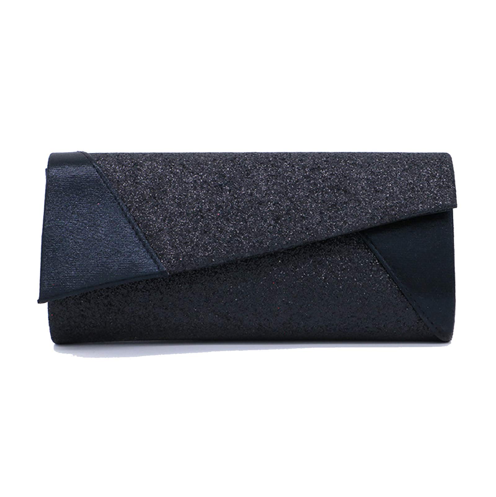 Dolce Na Flap Dazzling Evening Bag Clutch Purse for Women Crossbody Shoulder Party Purse with Detachable Chain