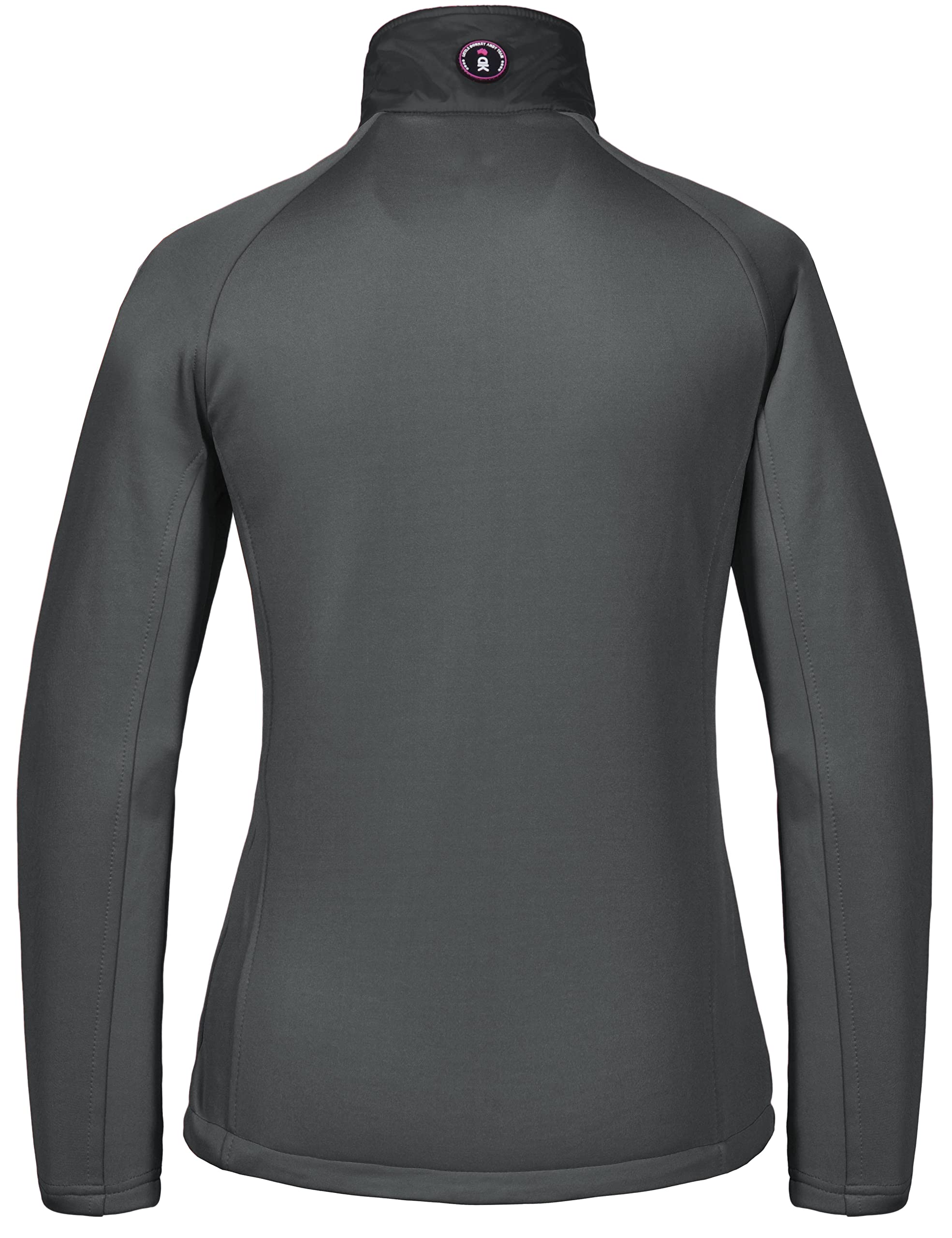 Little Donkey Andy Women's Insulated Hiking Jacket, Thermal Running Hybrid Jacket, Lightweight Breathable and Warm, Gray Size XL