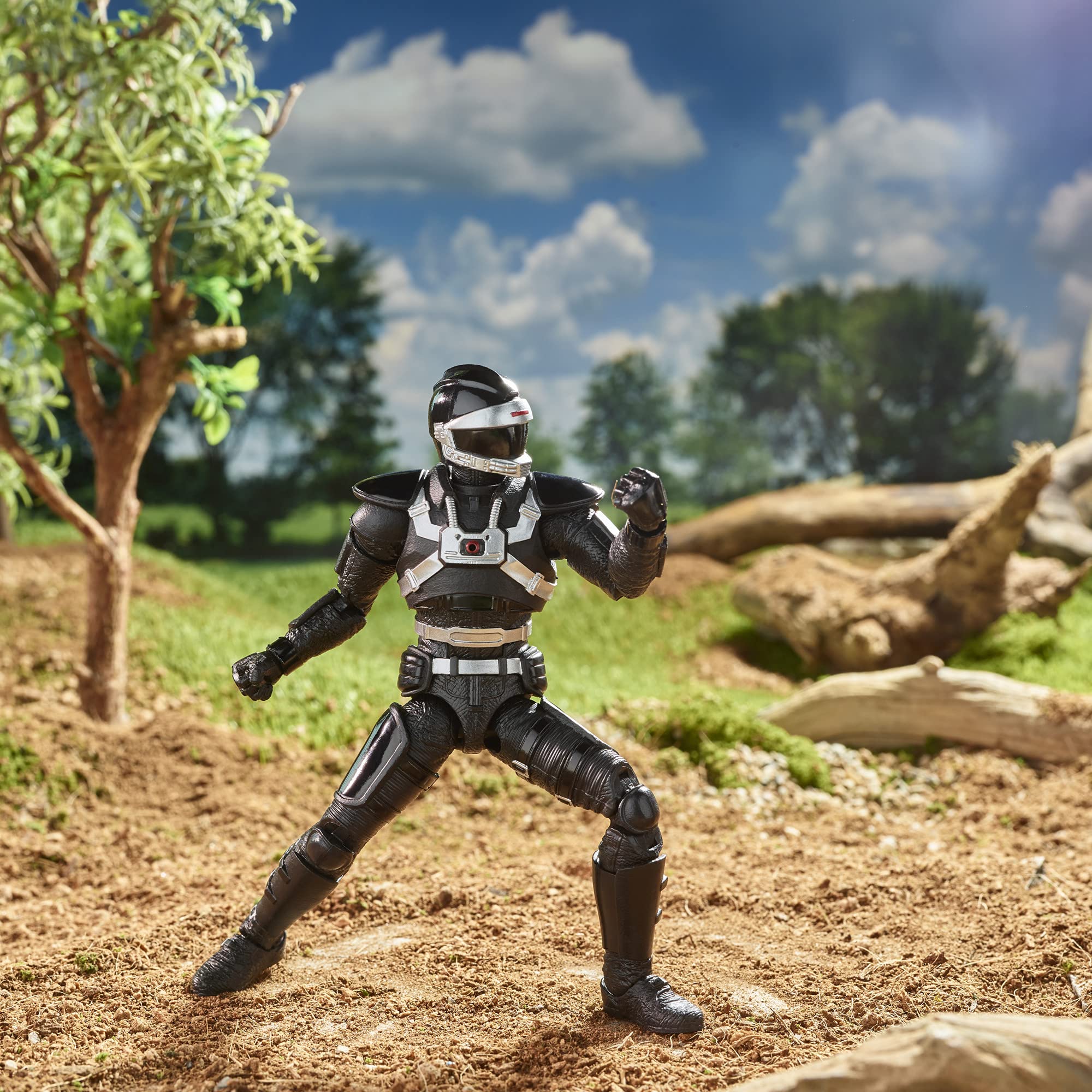 Power Rangers Lightning Collection in Space Phantom Ranger 6-Inch Premium Collectible Action Figure Toy with Accessories, Ages 4 and Up