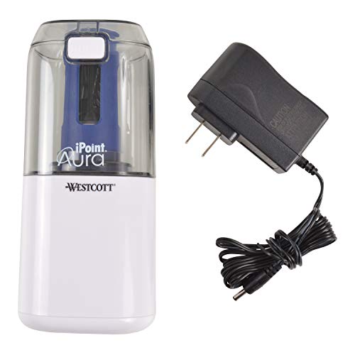 Westcott iPoint® Aura Electric Pencil Sharpener, Assorted Colors (17214)