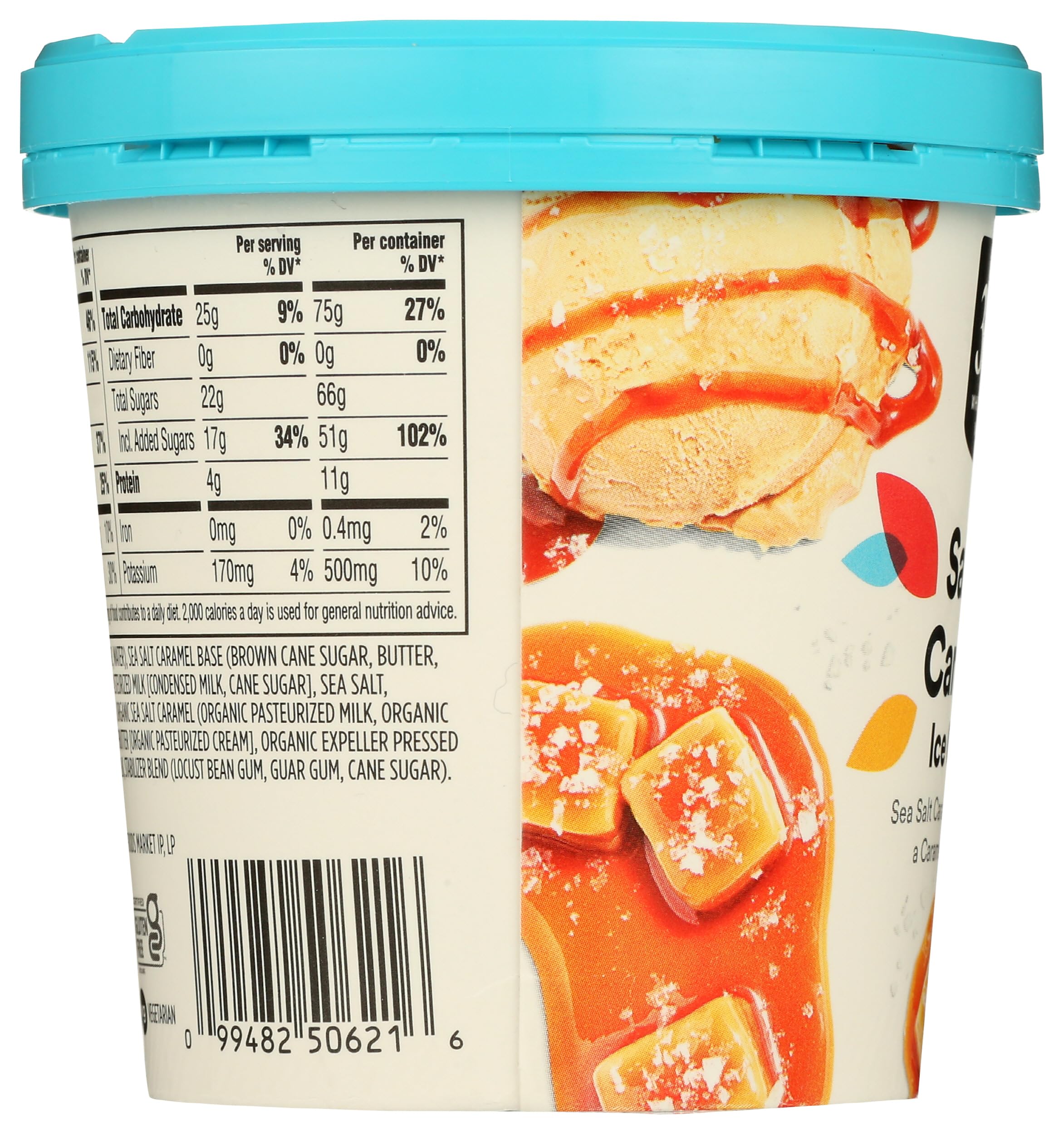 365 by Whole Foods Market, Ice Cream Salted Caramel, 16 Ounce