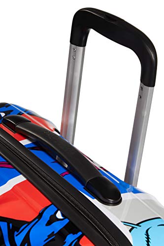 American Tourister Luggage Suitcase, Multicolored (Marvel Pop Art), L (75 cm-88 L)