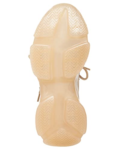 Steve Madden Women's Maxima Sneaker, Blush Multi, 7.5
