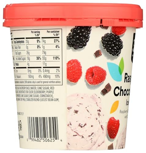 365 by Whole Foods Market, Ice Cream Raspberry Chocolate Chip, 16 Ounce