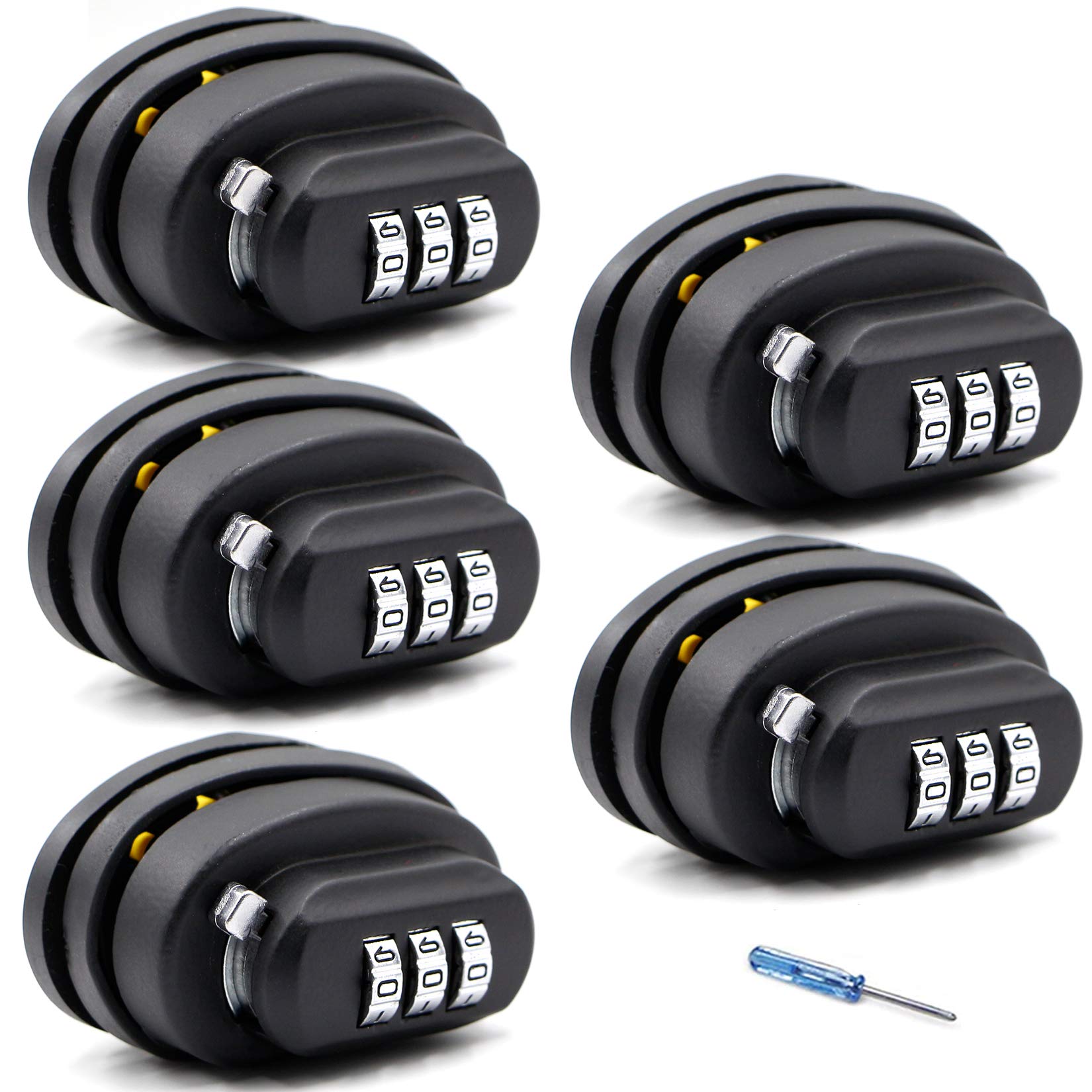 RioRand Trigger Lock 3 Digit Set Your Own Combination Gun Loc 5PCS