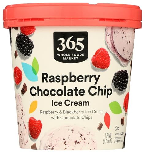 365 by Whole Foods Market, Ice Cream Raspberry Chocolate Chip, 16 Ounce