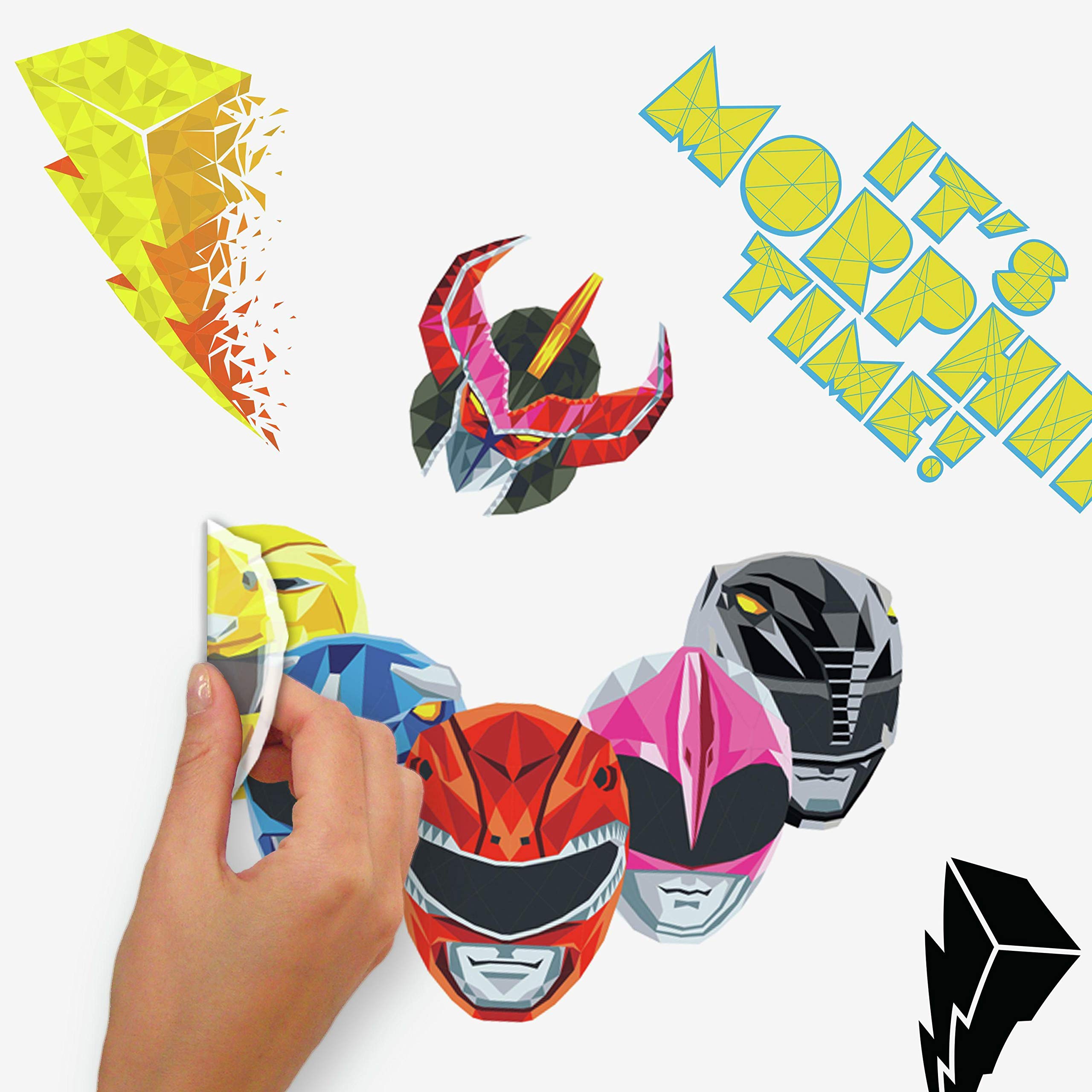 RoomMates RMK4540GM Power Rangers Peel and Stick Giant Wall Decal