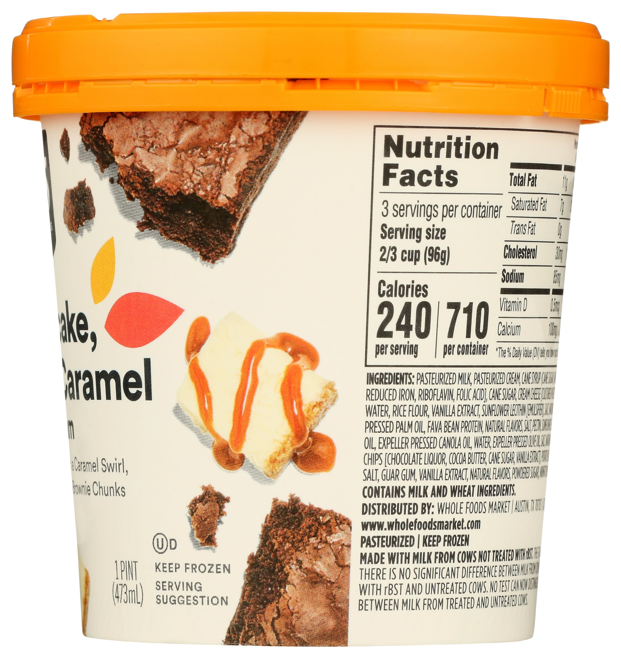 365 by Whole Foods Market, Ice Cream Caramel Chocolate Cheesecake, 16 Ounce