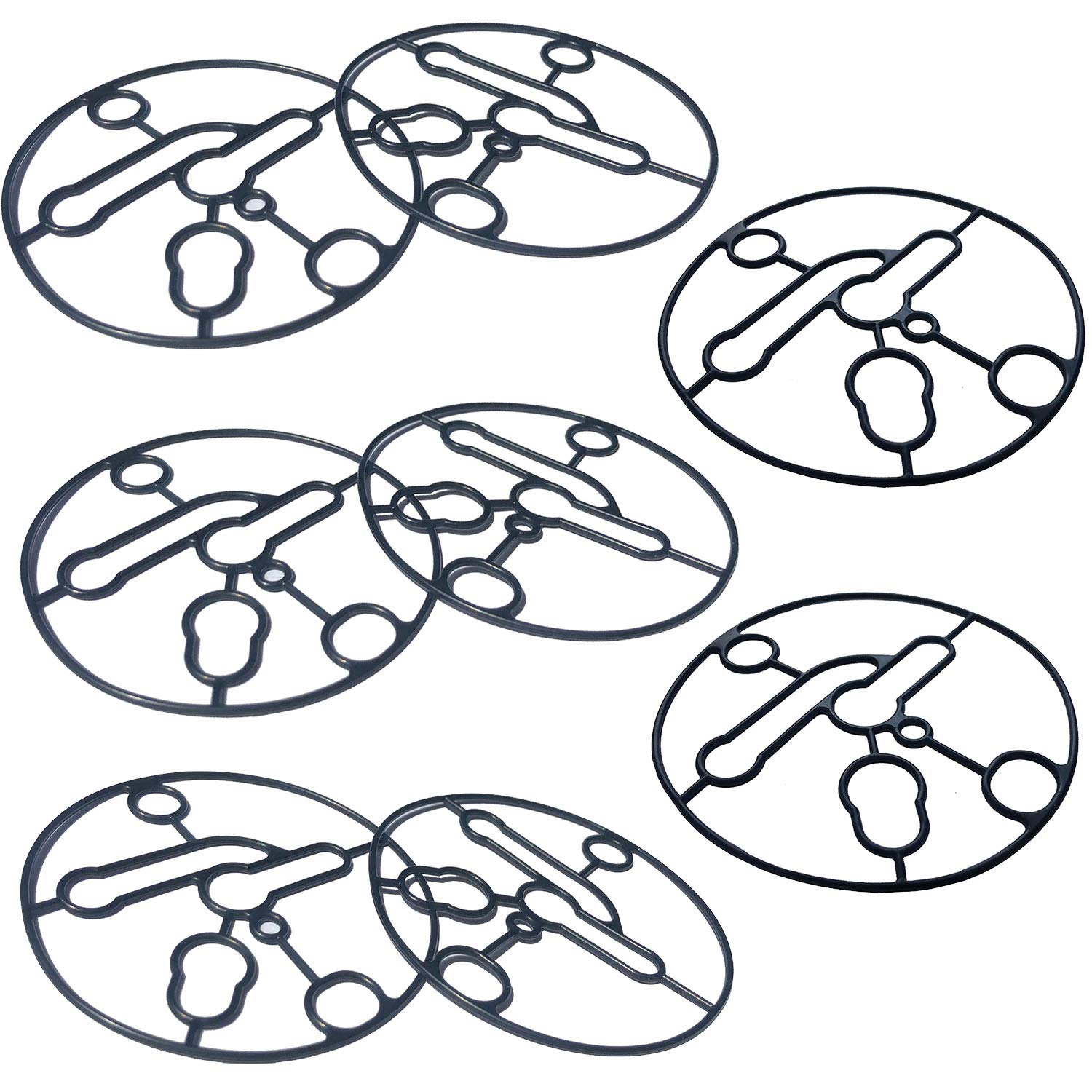Pack of 8 Float Bowl Gasket for 695426 Nikki Carburetor Rebuild Kit Overhaul John Deere Troy-Bilt Toro Lawn Mower